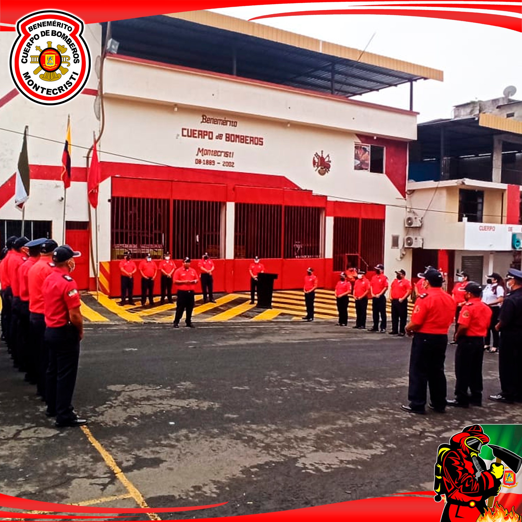 Cuarteles - Benemérito Cuerpo de Bomberos Montecristi